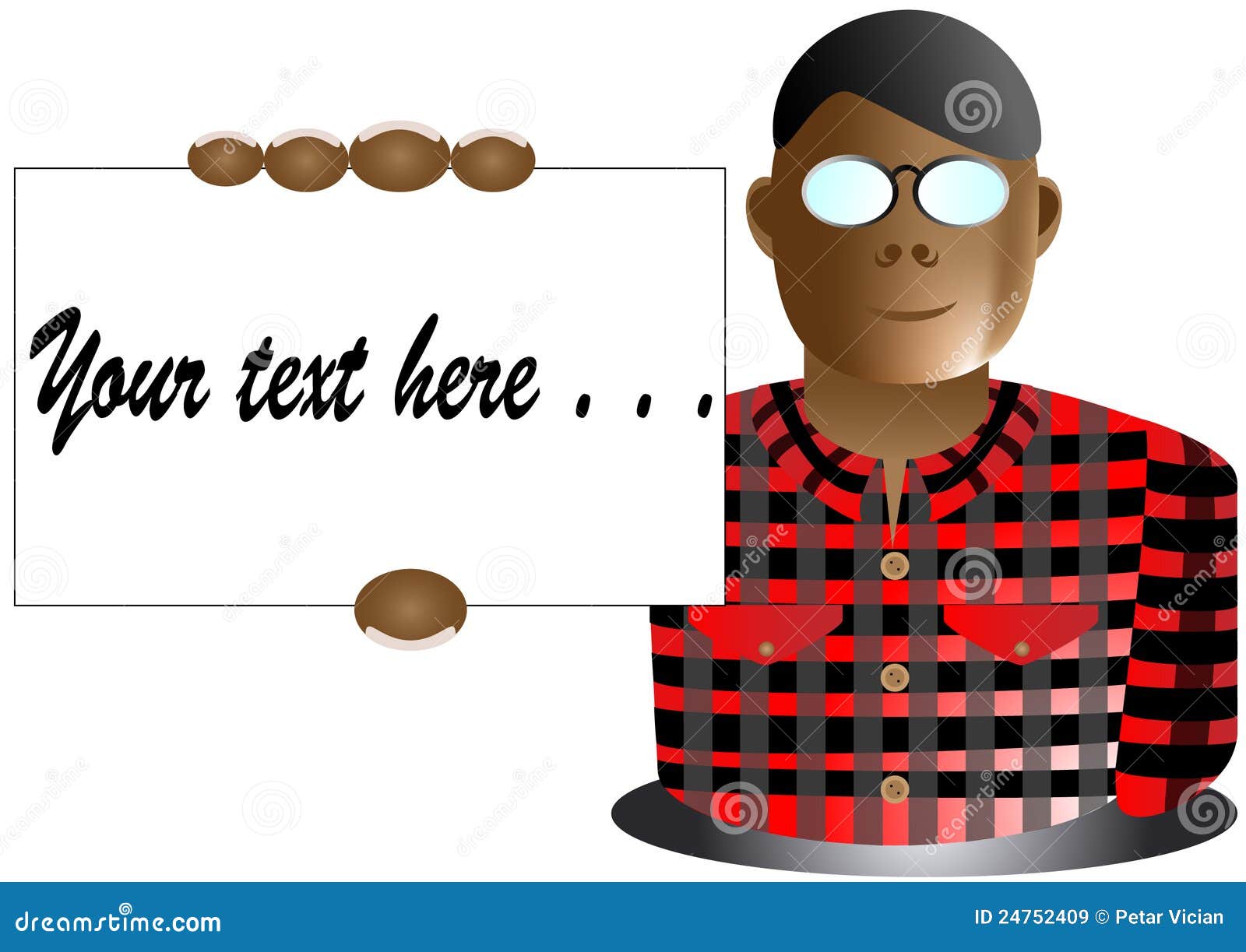 Professor business card stock vector. Illustration of business - 24752409