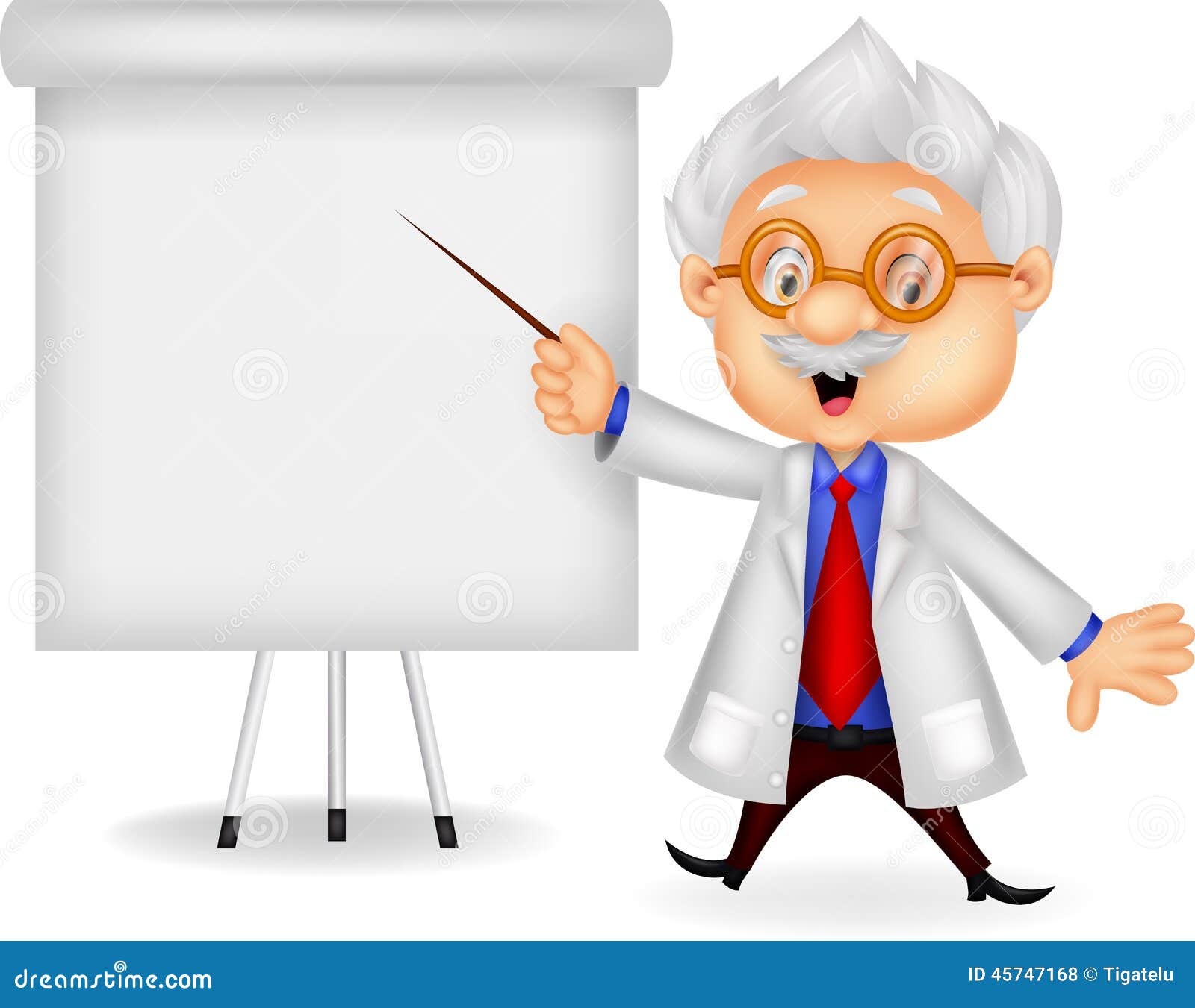 Professor cartoon teaching stock vector. Illustration of profession ...