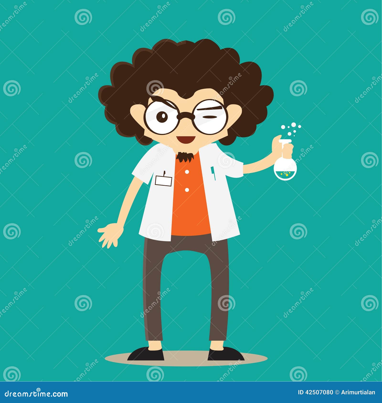 Professor Character Mascots Vektor Illustrationer - Illustration av ...