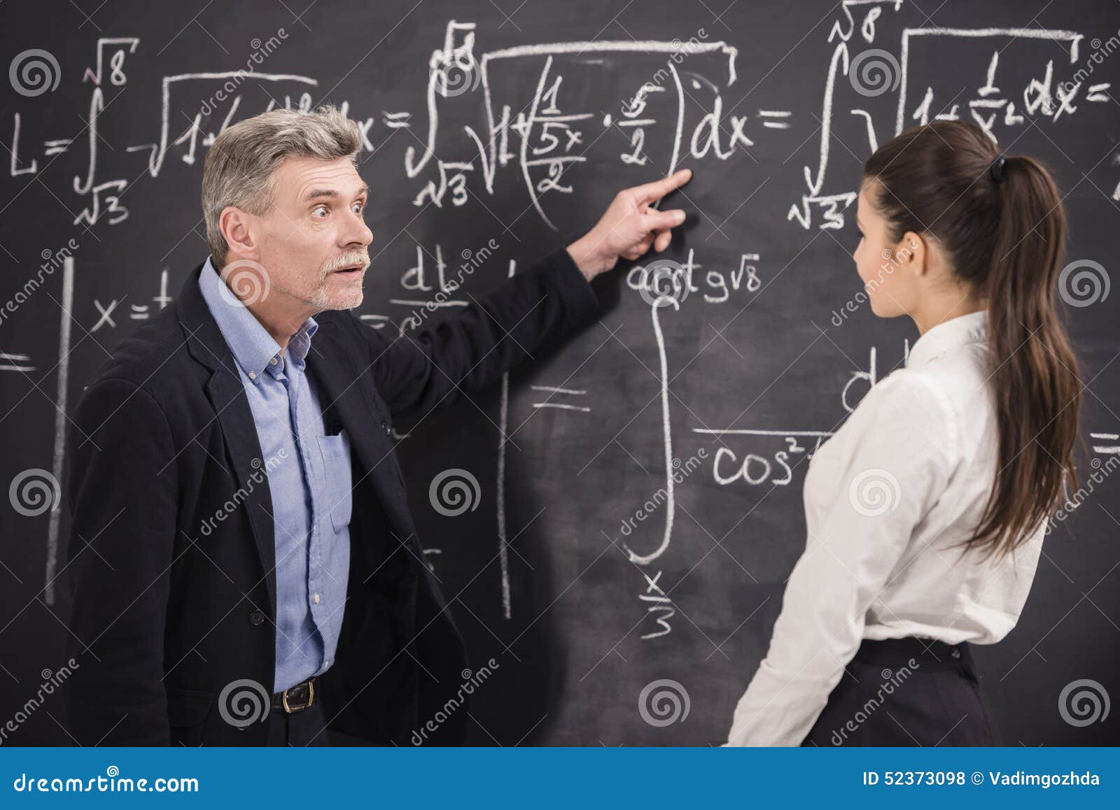 Professor stock photo. Image of board, lecture, formula - 52373098