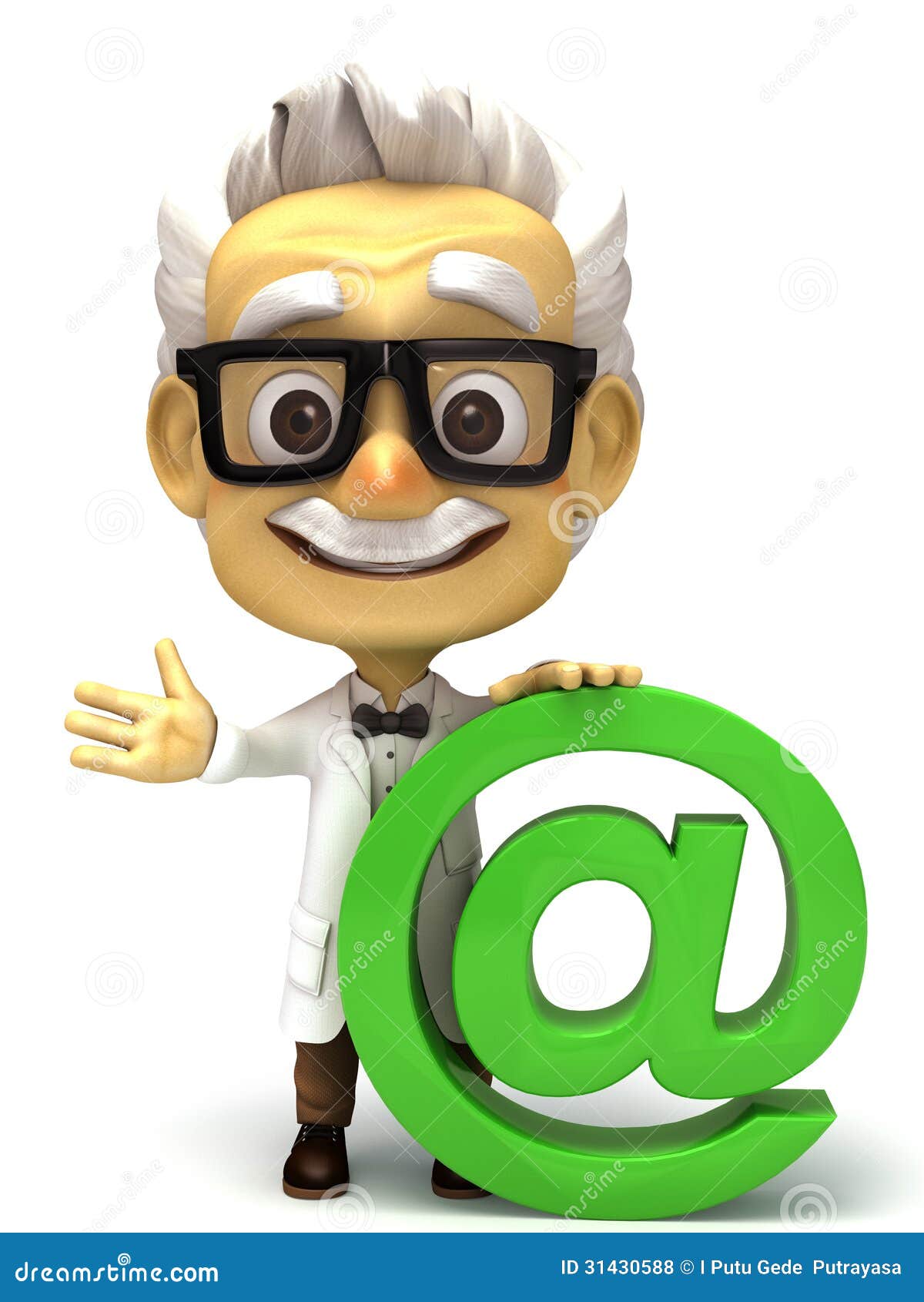 Professor with at Green Mark Stock Illustration - Illustration of ...