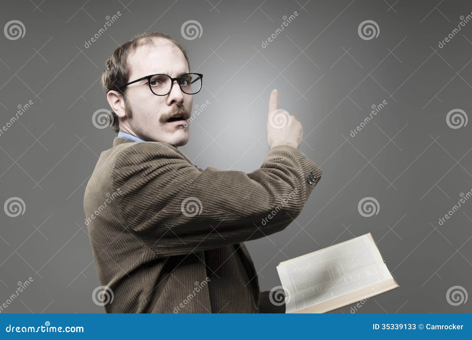 Professor Lecturing stock image. Image of balding, jacket - 35339133