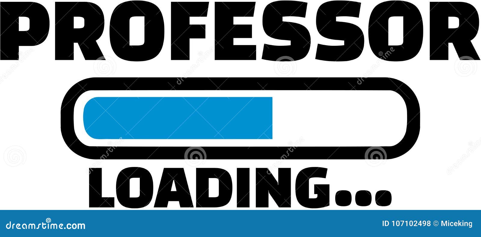 Professor Loading Vector stock vector. Illustration of university ...