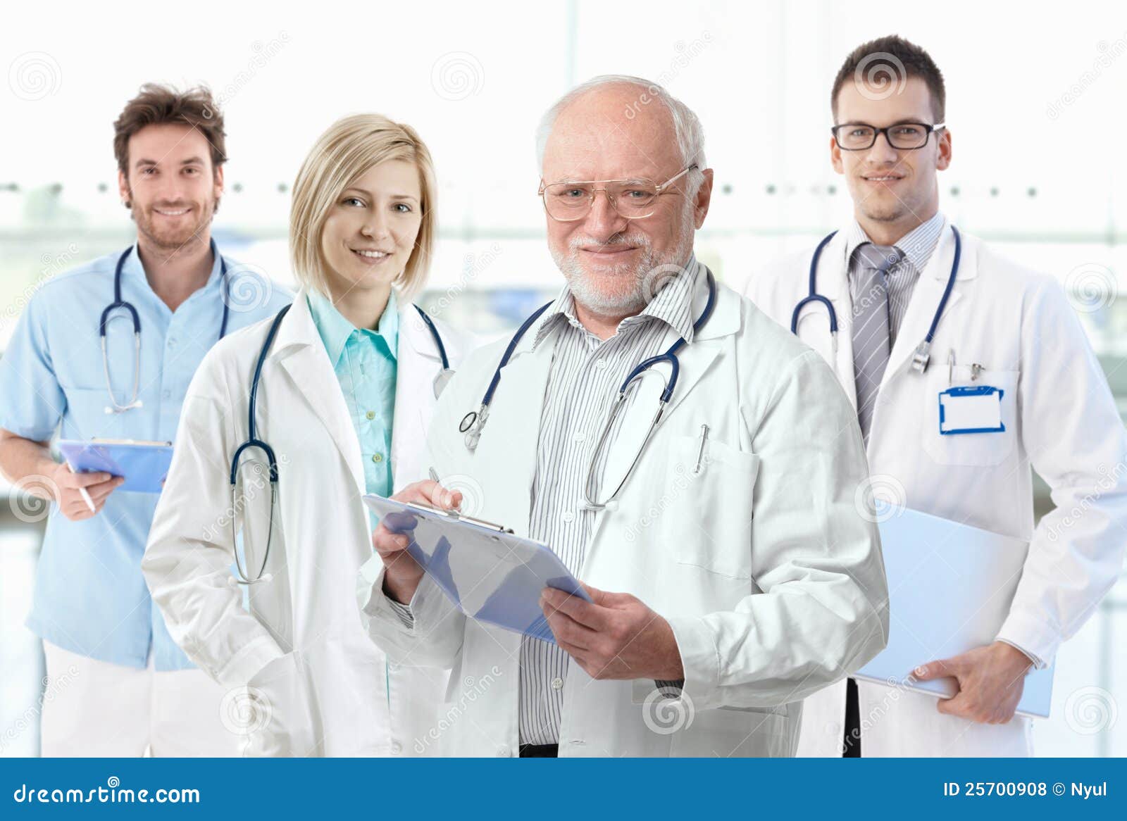 Professor with Medical Students Stock Photo - Image of european, aged ...