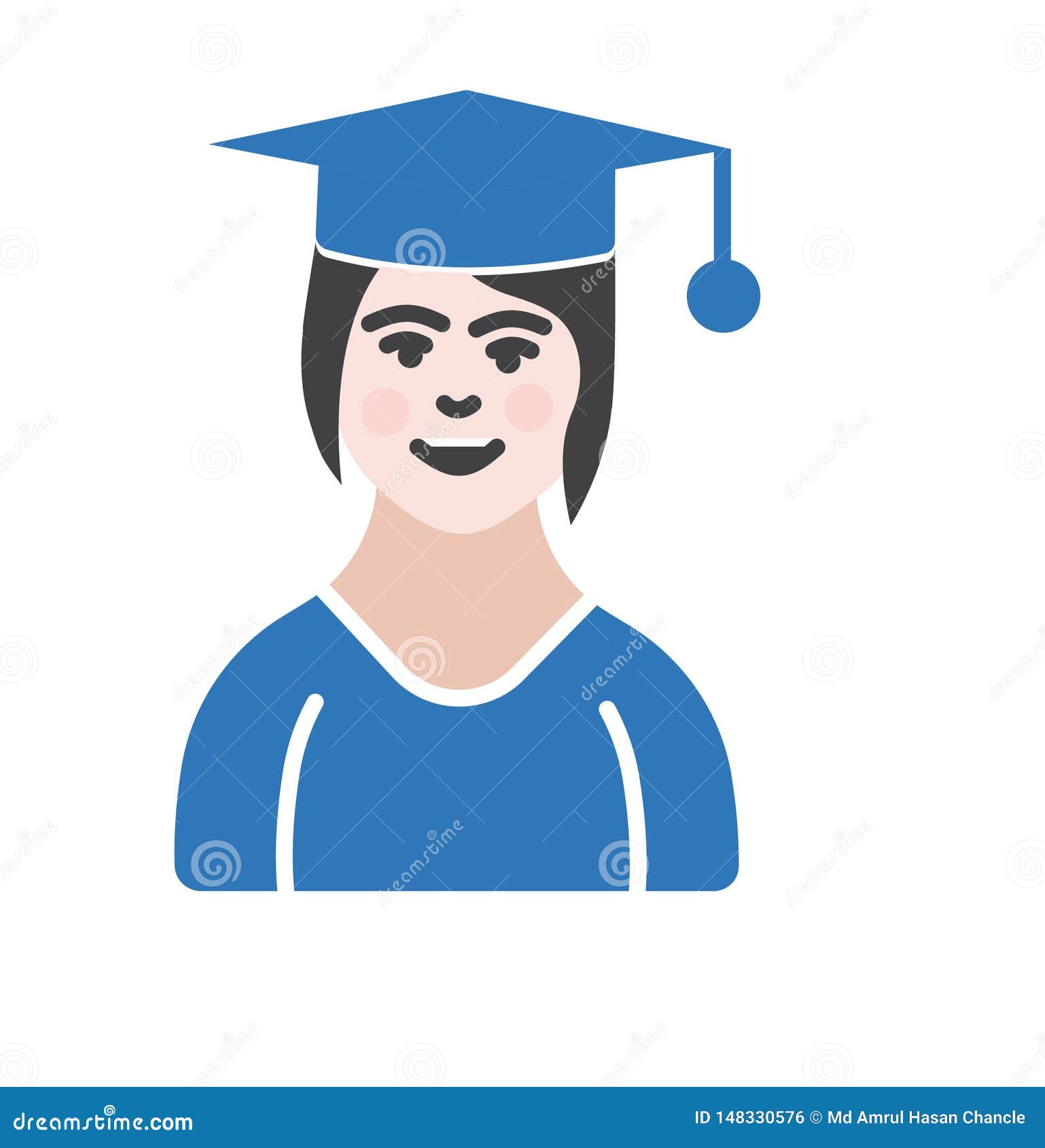 Professor or Teacher Icon- Vector Learning Sign Stock Illustration ...