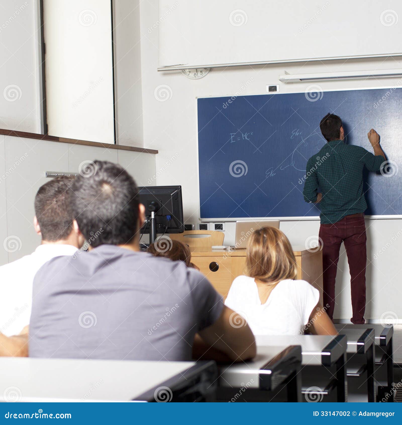 Professor teaching stock photo. Image of teachers, happiness - 33147002