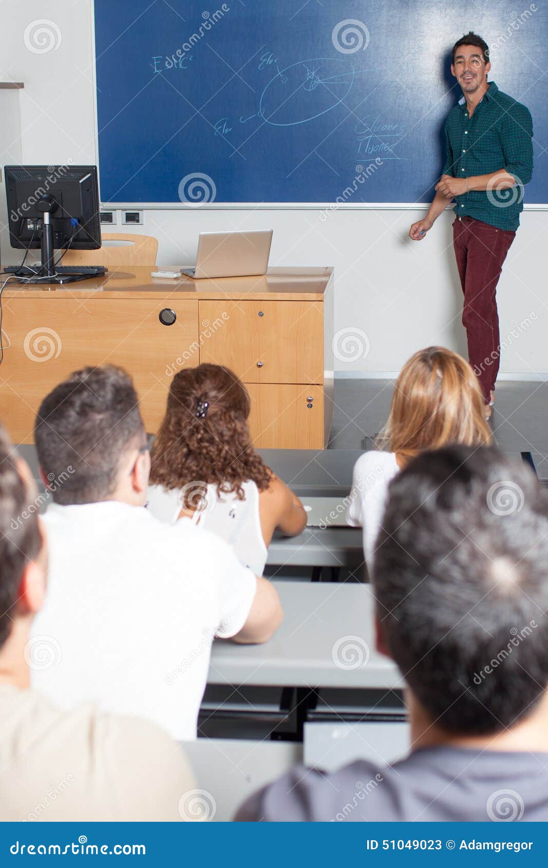 Professor teaching stock image. Image of class, learning - 51049023