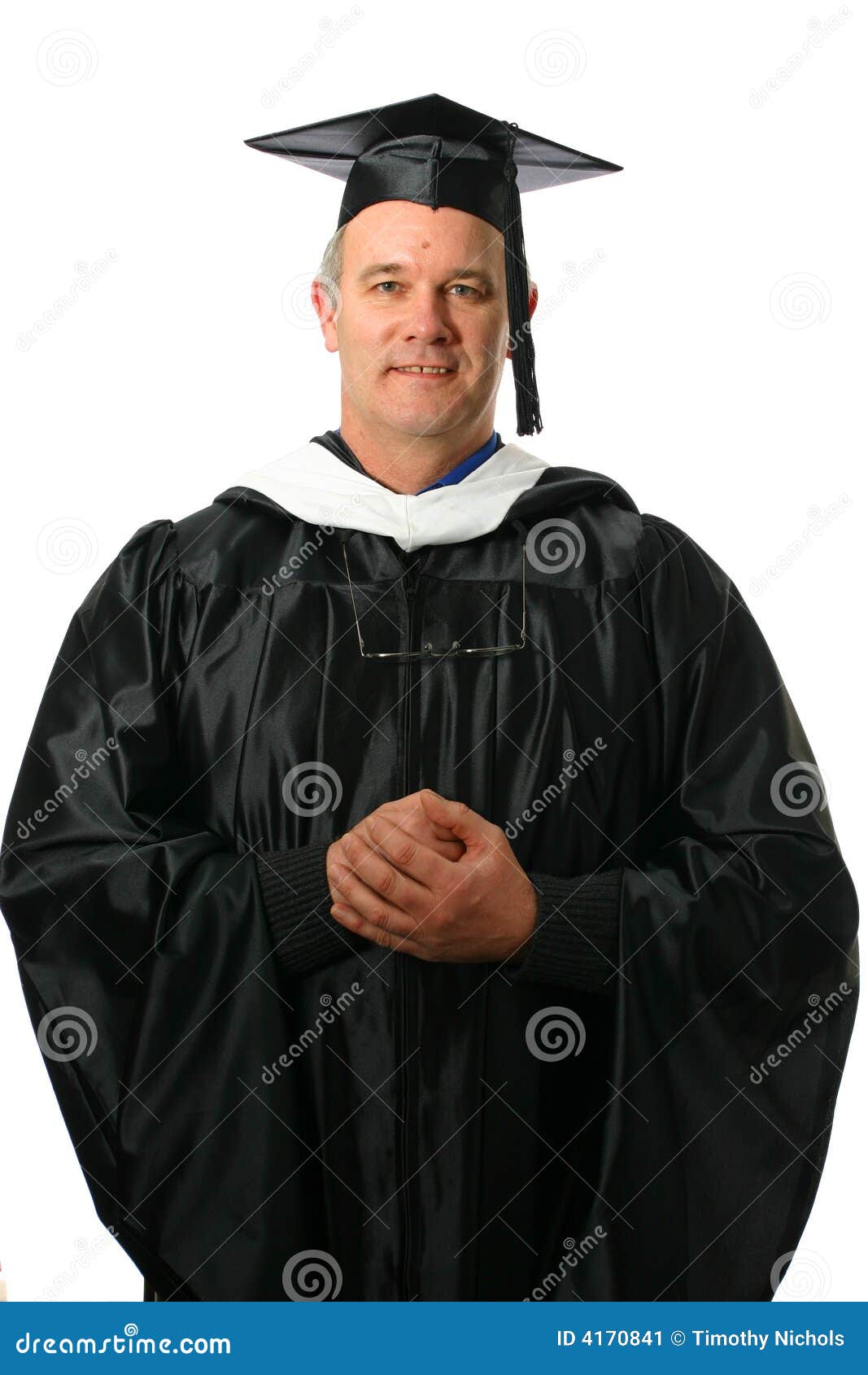 Professor with Welcoming Gesture Stock Image - Image of education ...