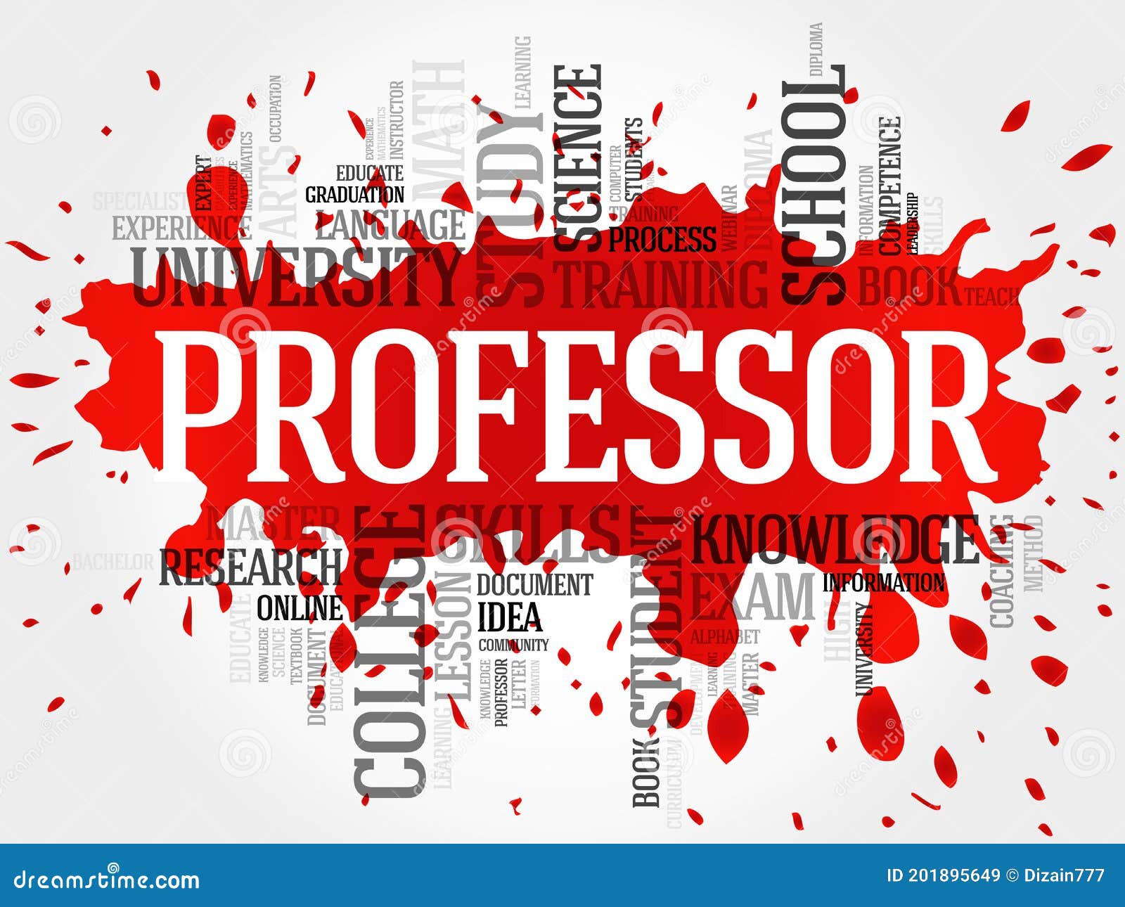 Professor Word Cloud Collage Royalty-Free Stock Photography ...