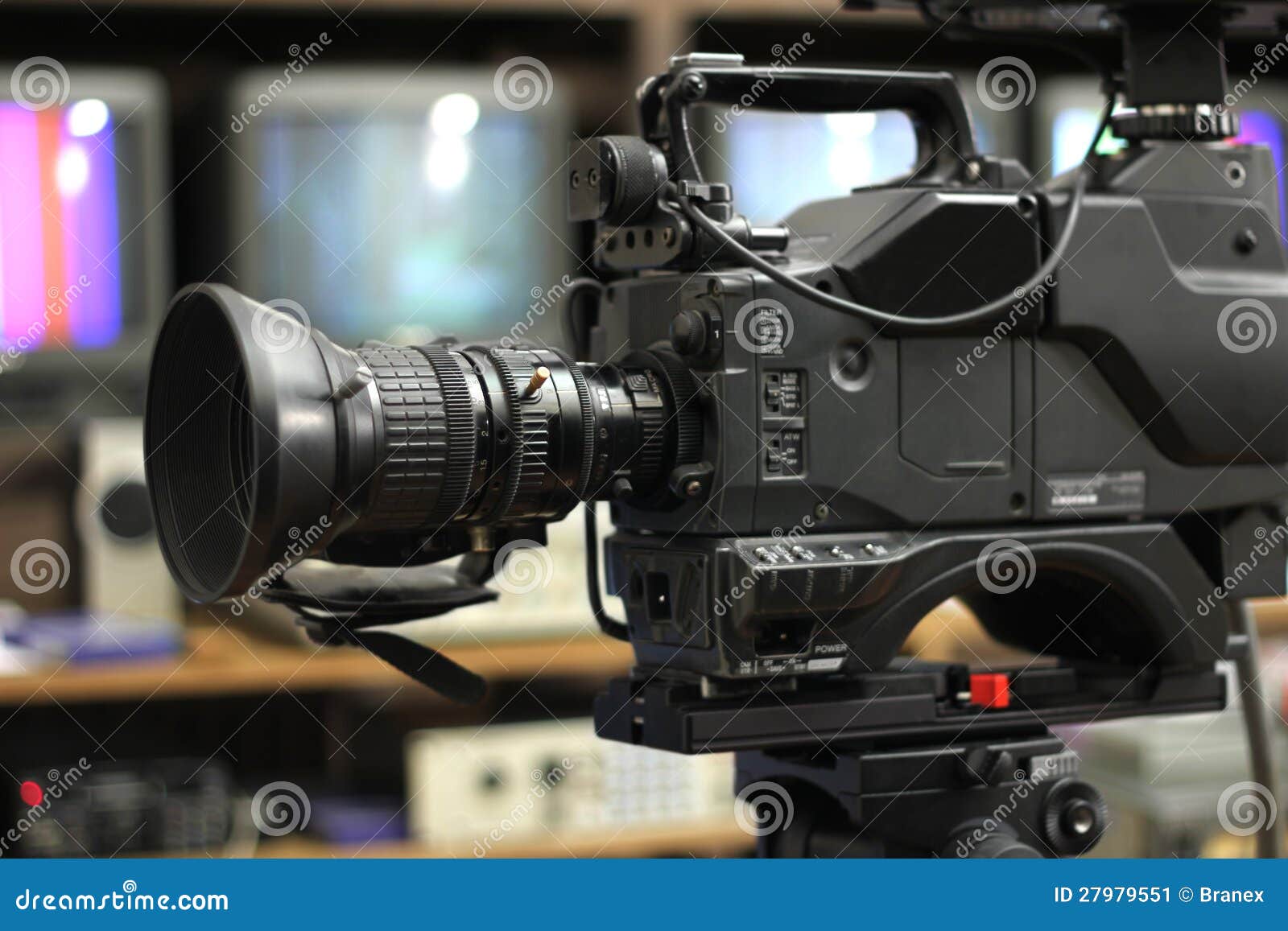 Proffessional Camera stock image. Image of background - 27979551