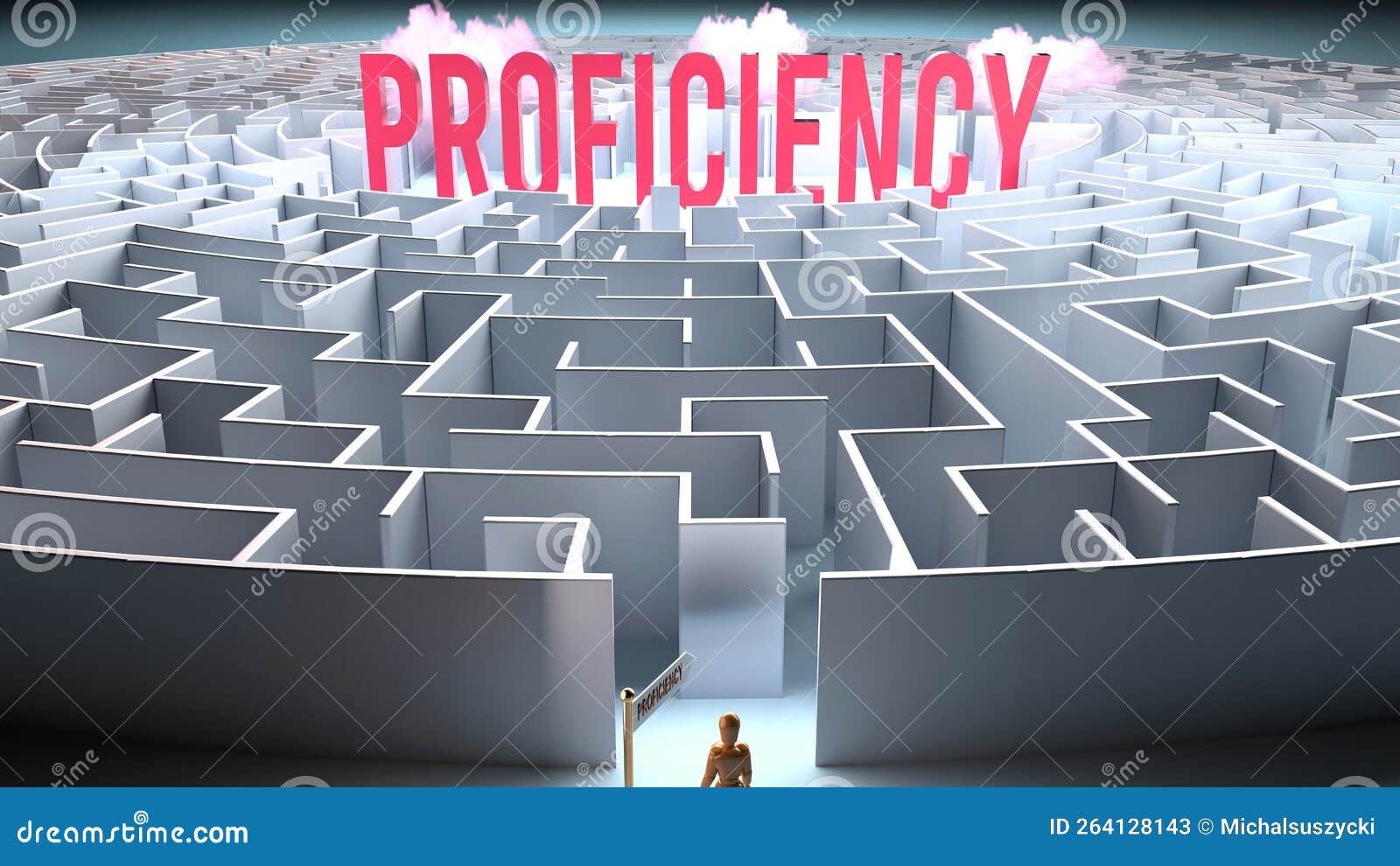 Proficiency and a Complicated Path To it Stock Illustration ...