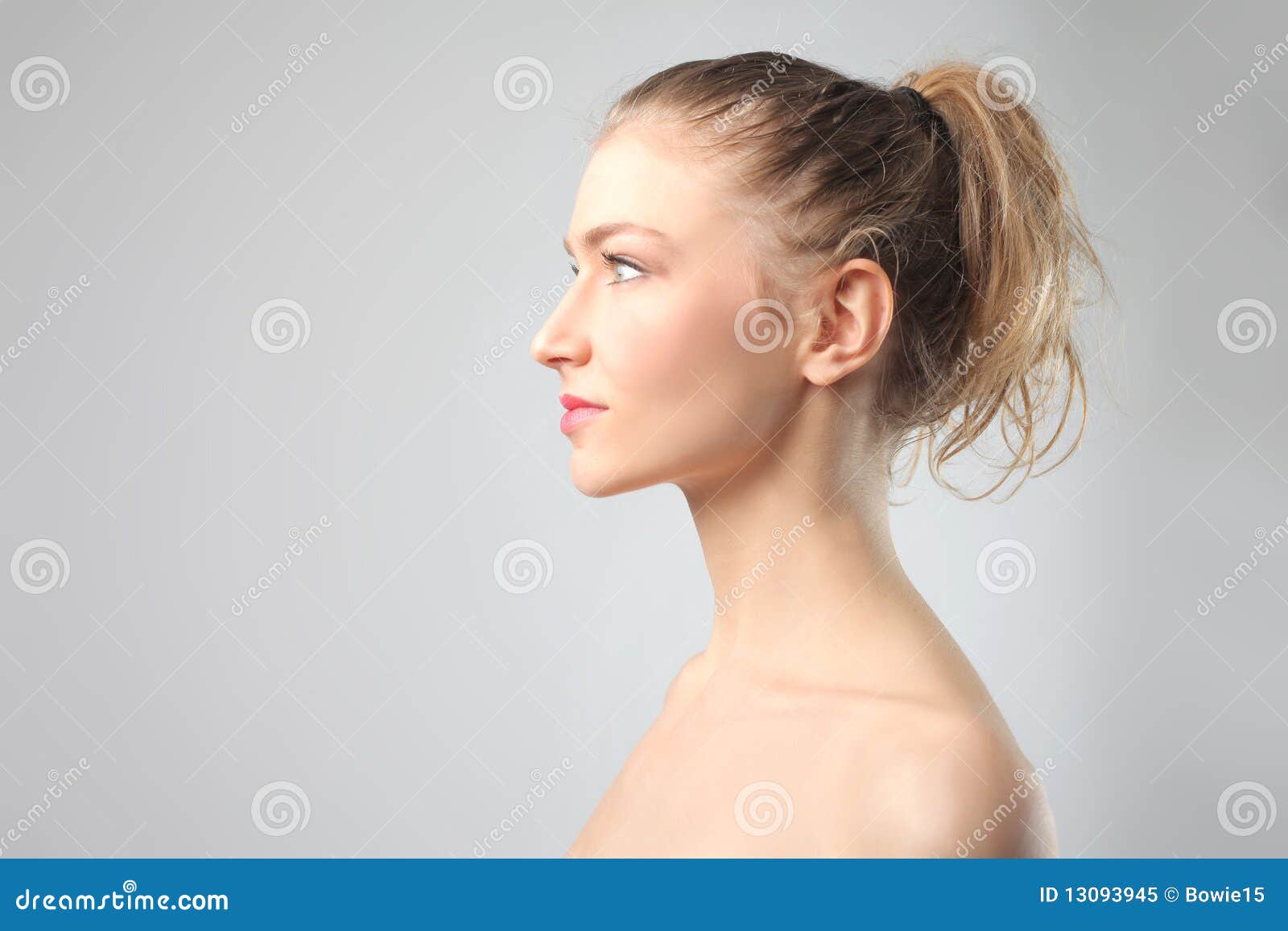 Profile stock image. Image of profile, white, girl, woman - 13093945