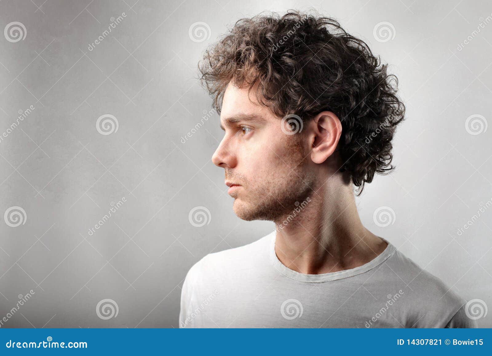 Profile stock image. Image of caucasian, beard, portrait - 14307821