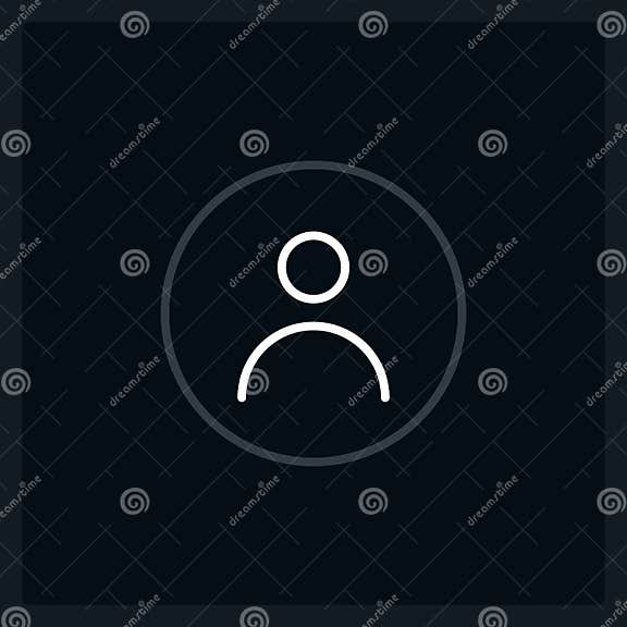 Profile Avatar UI Element Template Stock Vector - Illustration of ...