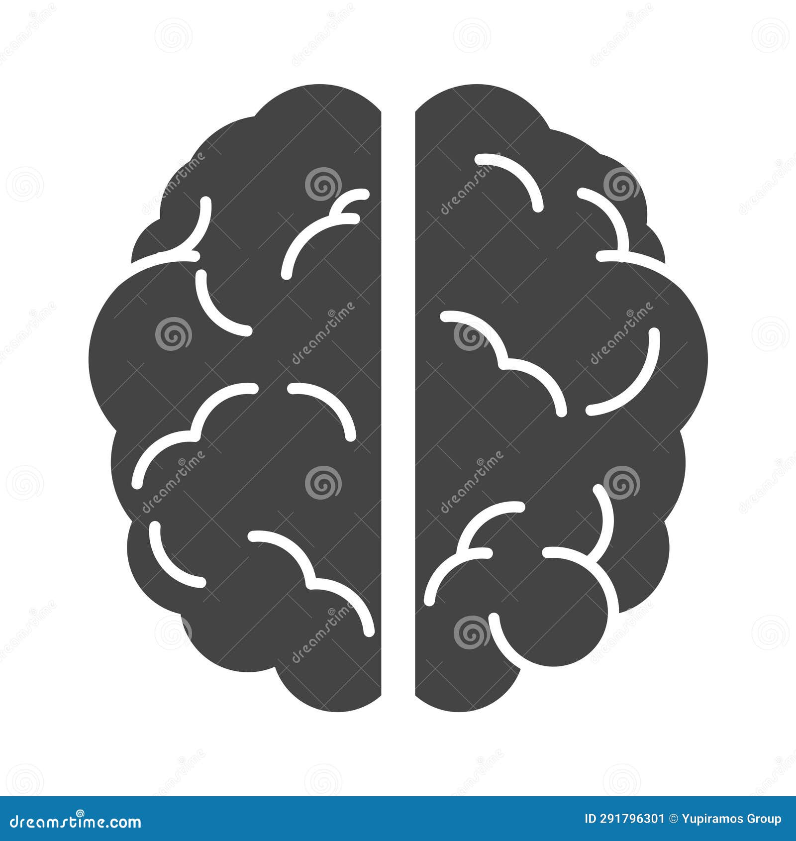 Profile Brain Icon Human Design Stock Illustration - Illustration of ...
