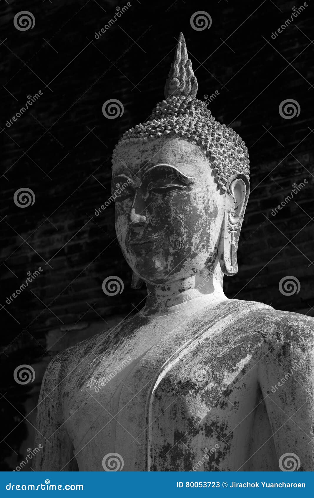 Profile of Buddha statue stock image. Image of asian - 80053723