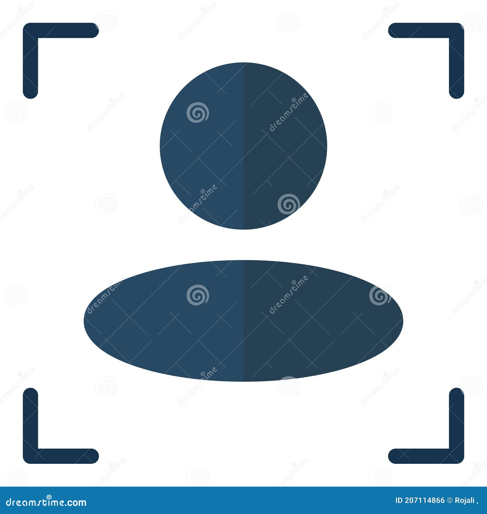 Profile Camera Icon Logo or Illustration Design Stock Vector ...