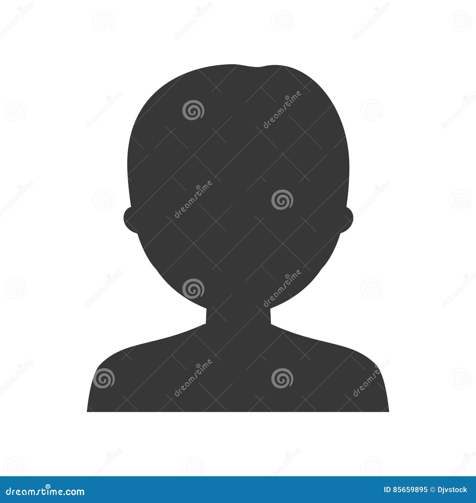 Profile Casual Man Formal Face Icon Stock Illustration - Illustration ...