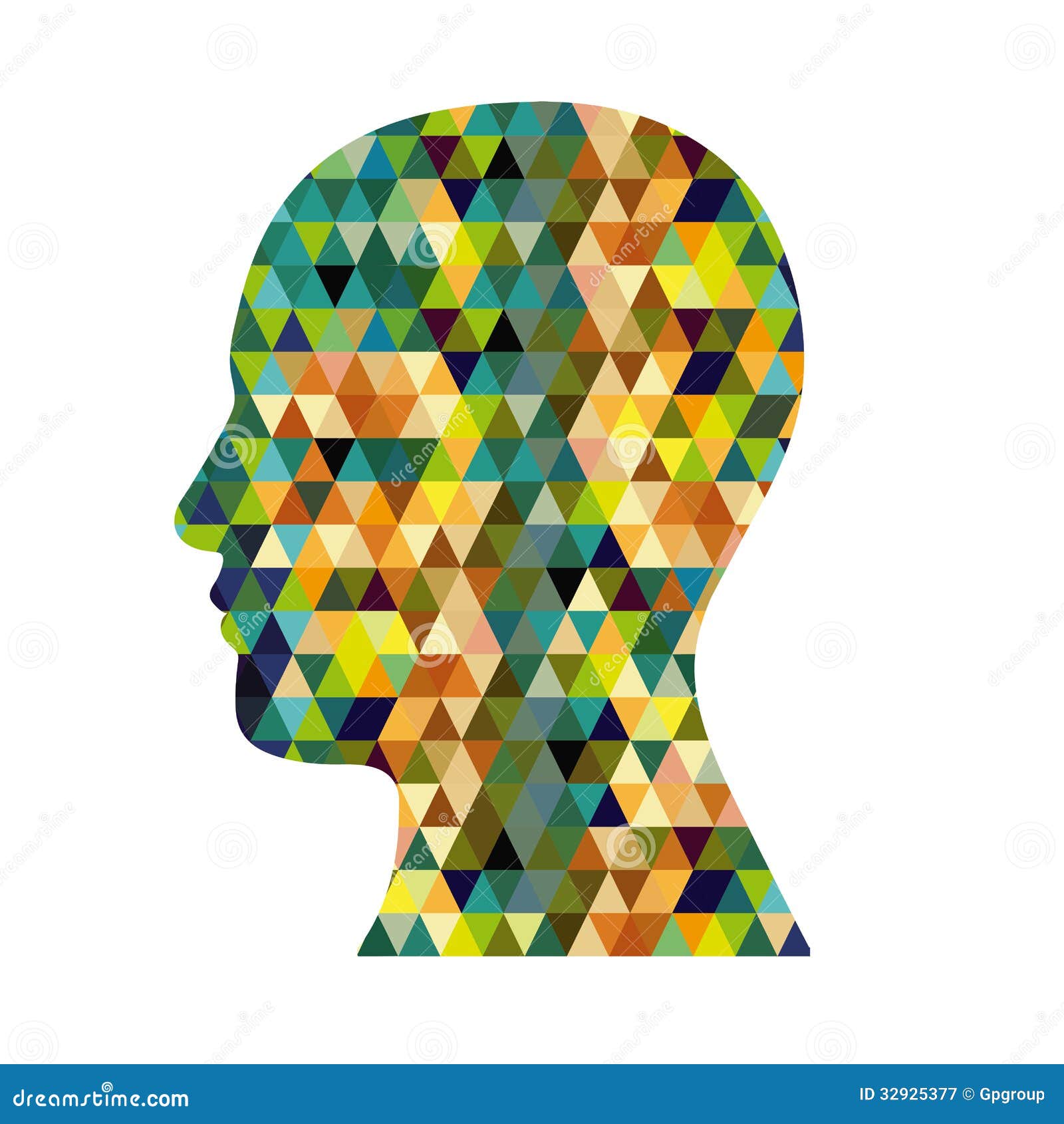 Profile design stock vector. Illustration of figures - 32925377