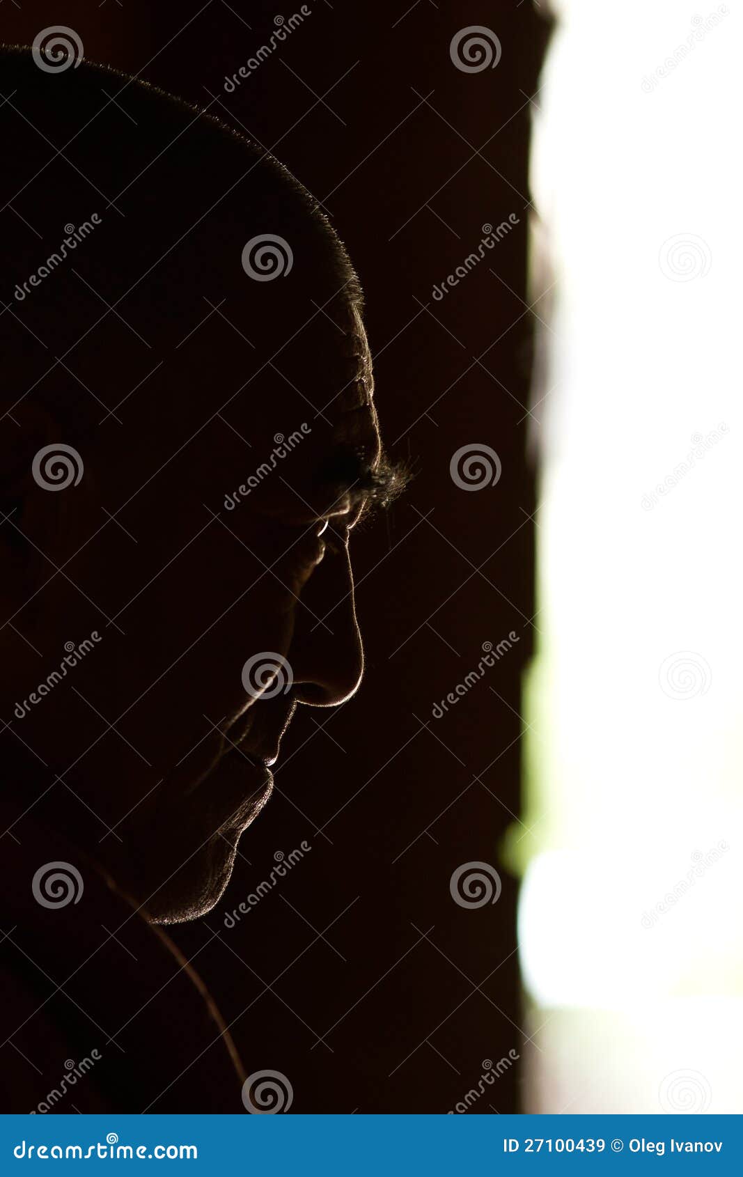 Backlit Of Monk Sculpture Meditating And Praying With Sky, Cambodia ...