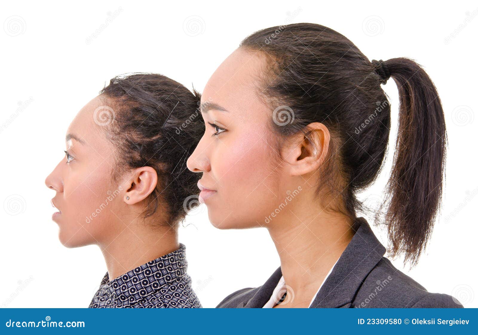 Profile of hope stock photo. Image of adult, brown, head - 23309580