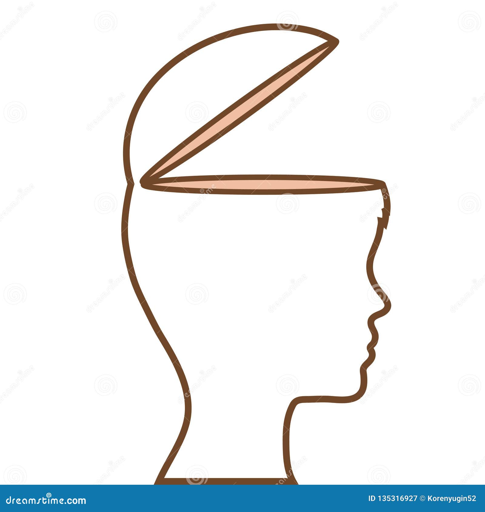 Profile Human with Open Mind Vector Illustration Design Stock Vector ... Profile Human with Open Mind Vector Illustration Design Stock Vector ...