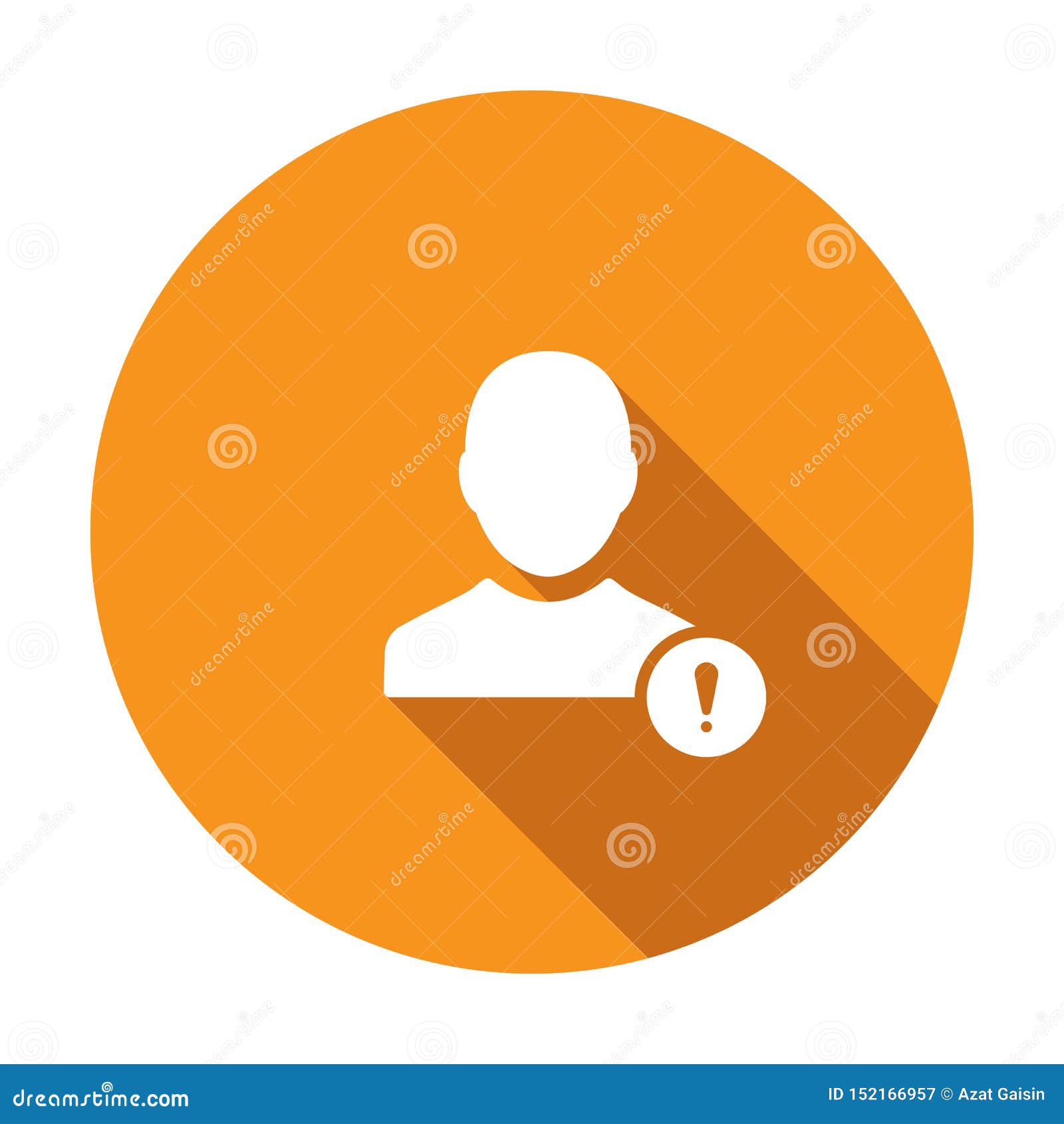 Profile Icon with Exclamation Mark. Profile Icon and Alert, Error ...