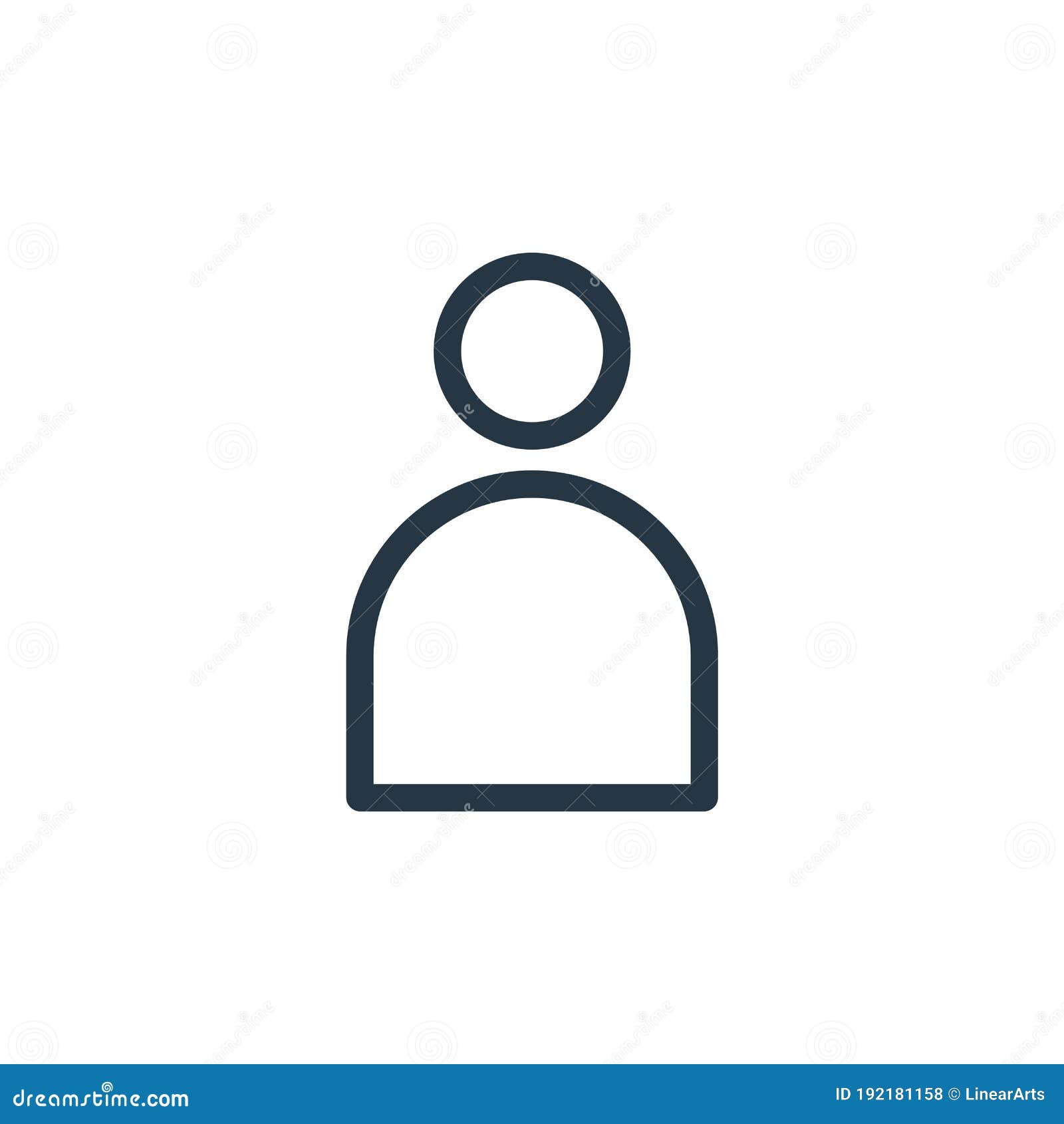 Profile Icon Vector from Ui Concept. Thin Line Illustration of Profile ...