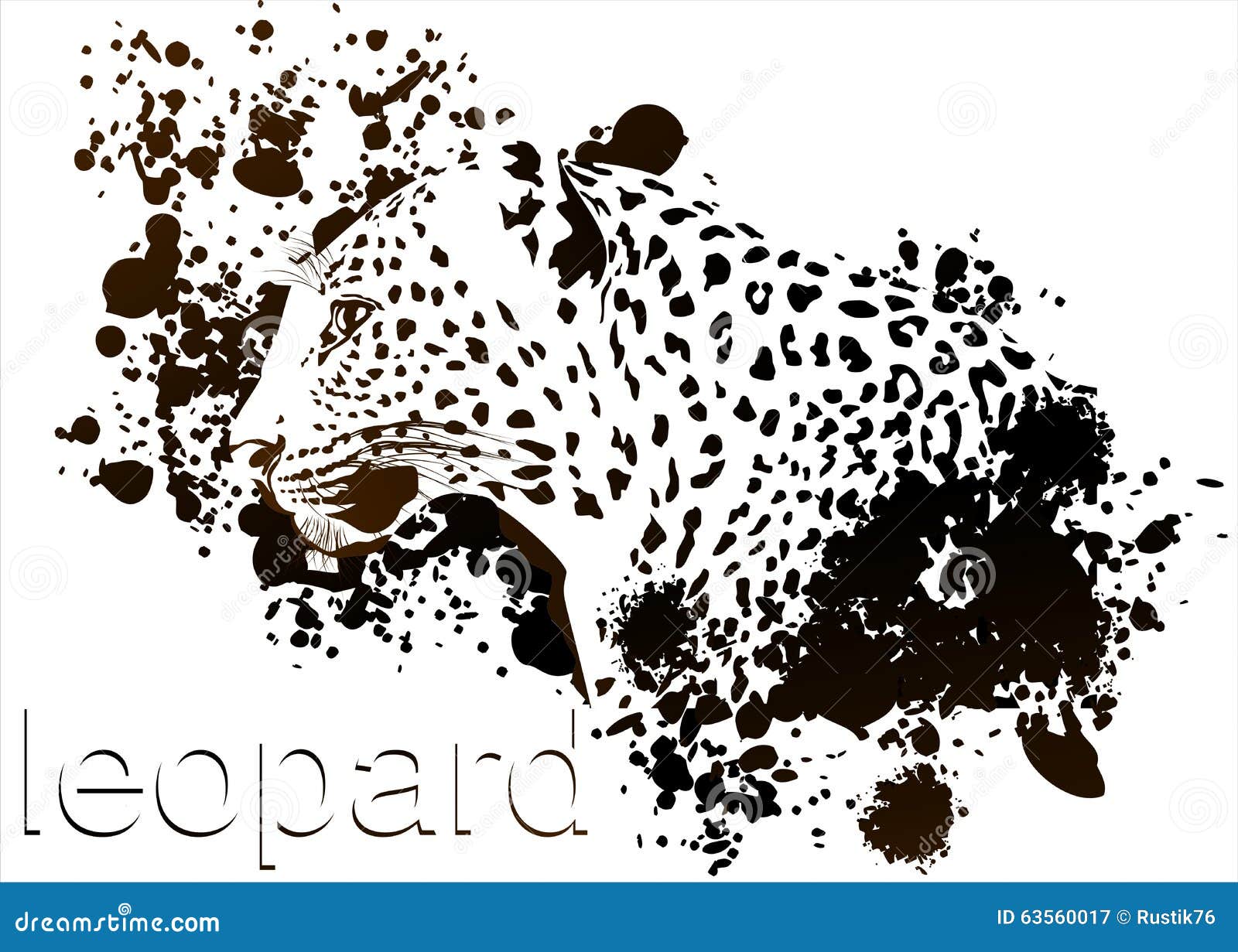 Leopard Profile Silhouette