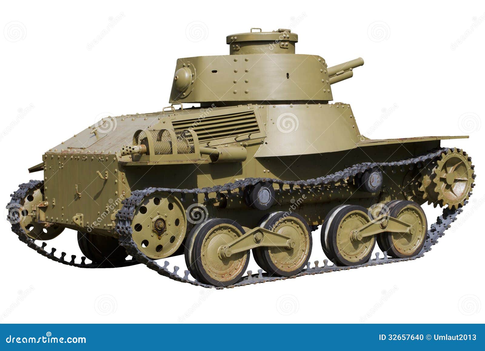 Profile of light tank stock photo. Image of reliability - 32657640