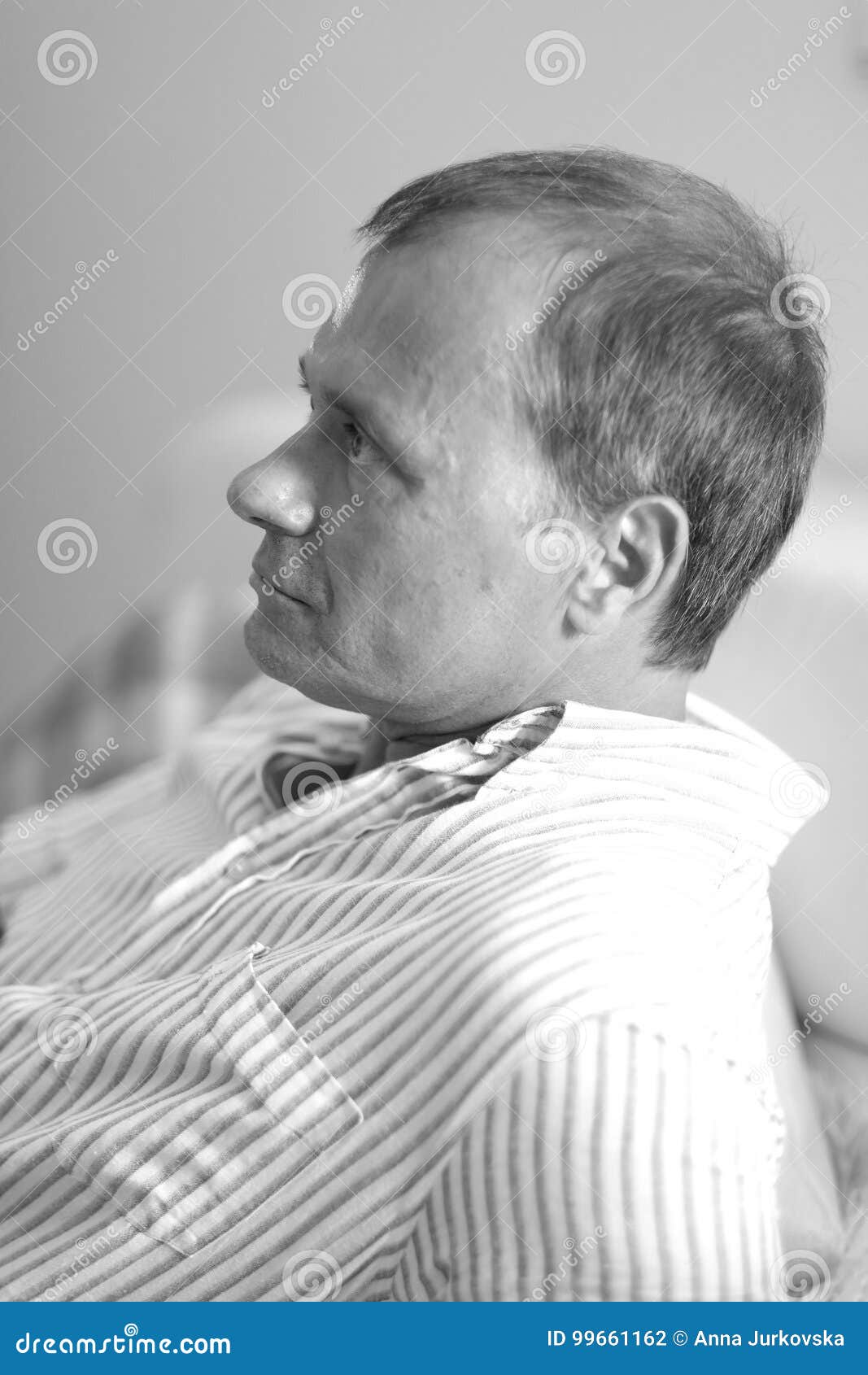 Profile of a man stock photo. Image of profile, rest - 99661162