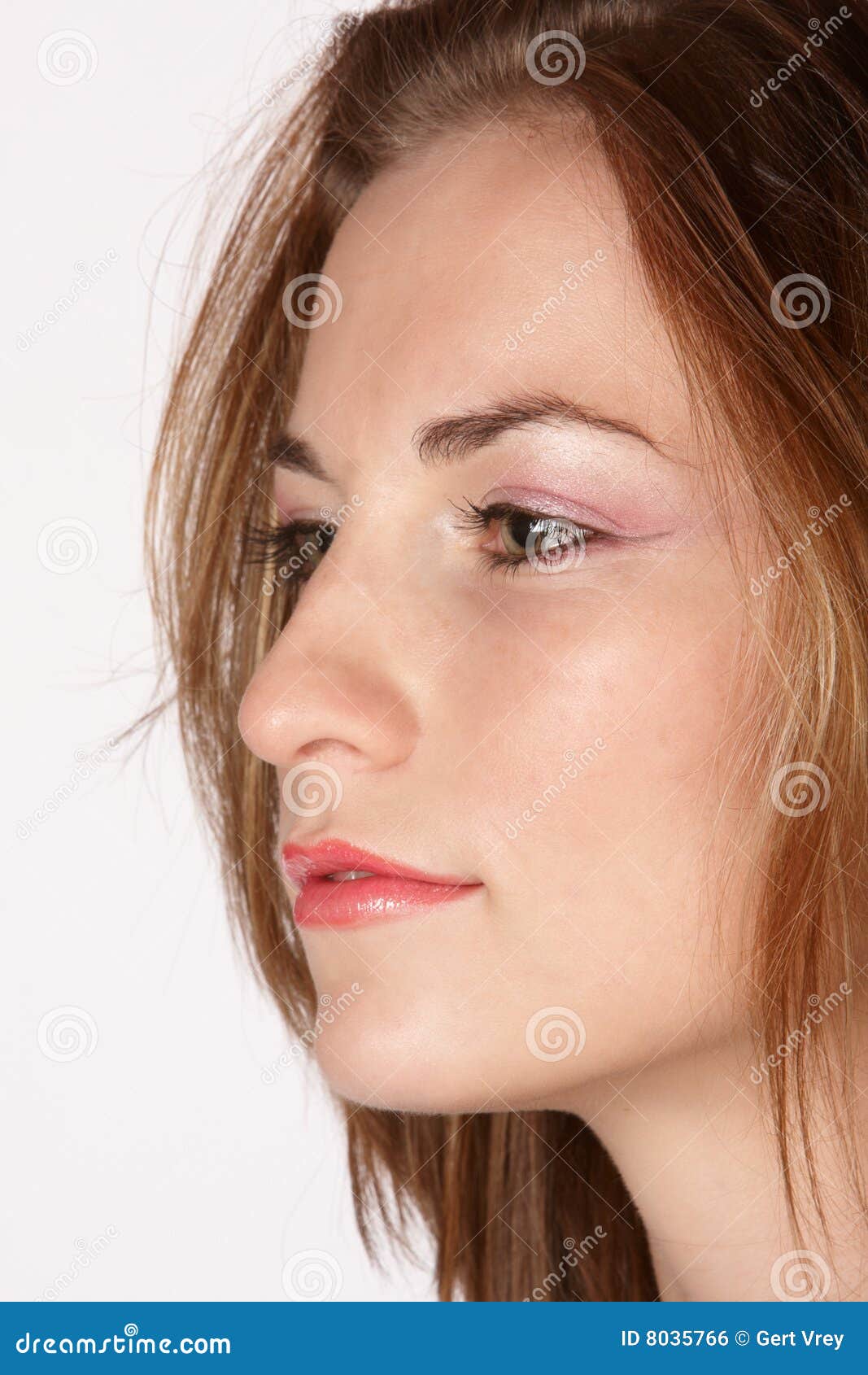 Profile of model stock photo. Image of pretty, lovely - 8035766