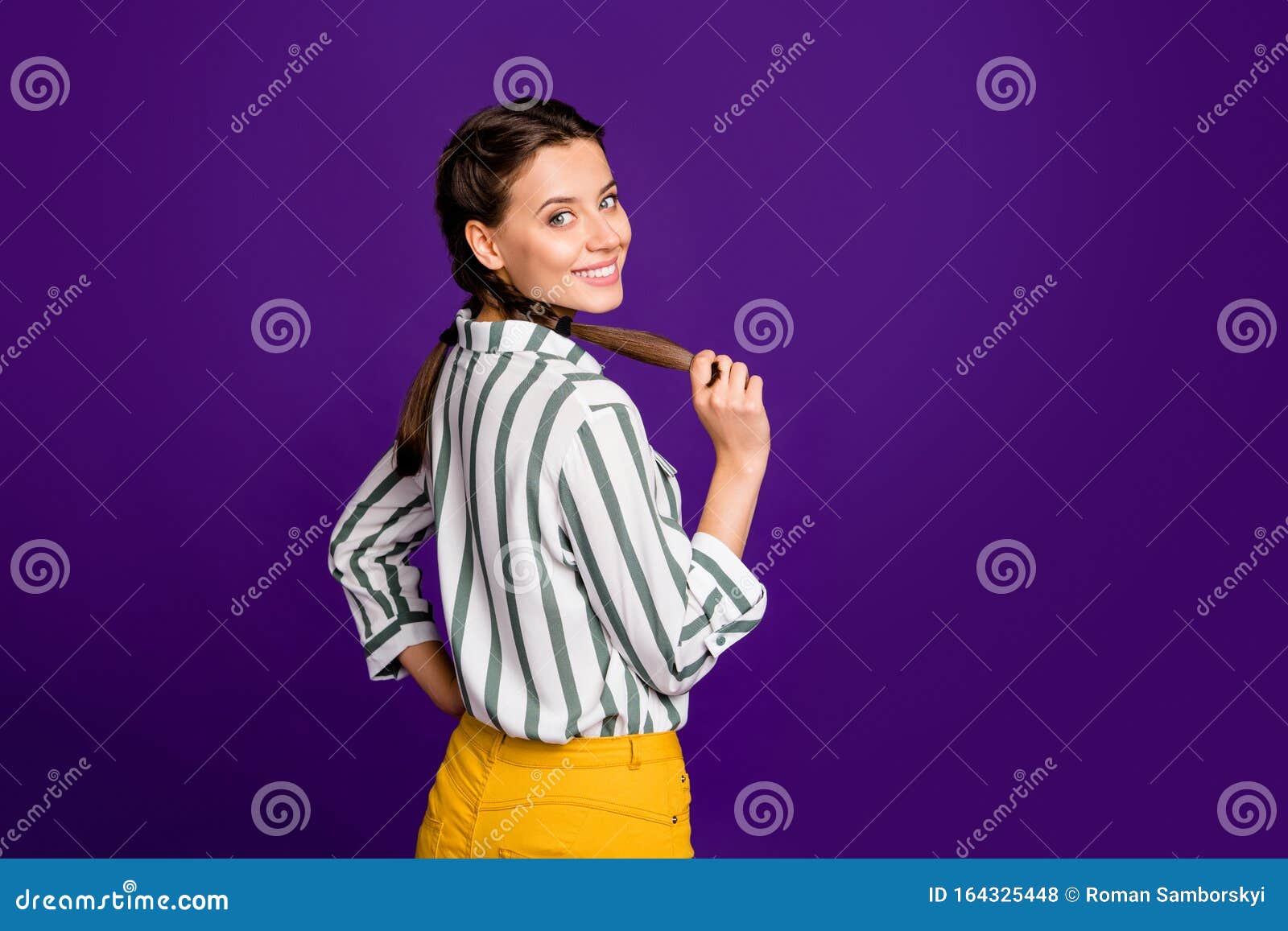 Profile Photo Of Beautiful Pretty Lady Toothy Beaming Smiling Flirty