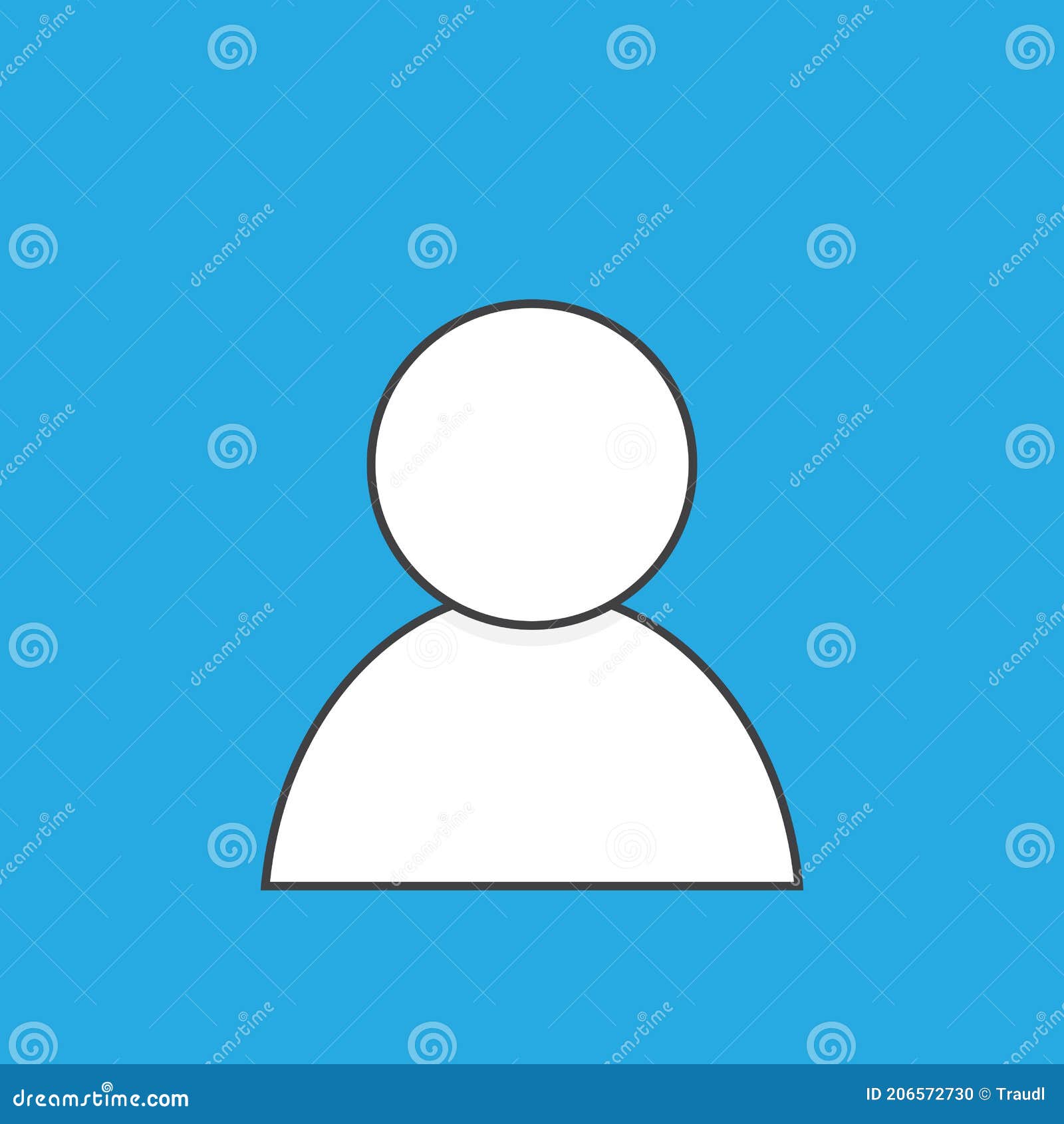 Profile Photo Placeholder Icon Design. Blue And Red Icons For Avatar ...