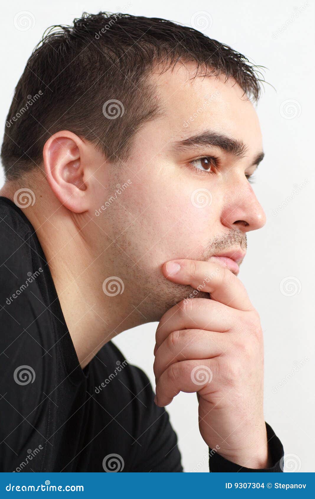 Profile portrait stock photo. Image of fashion, looking - 9307304