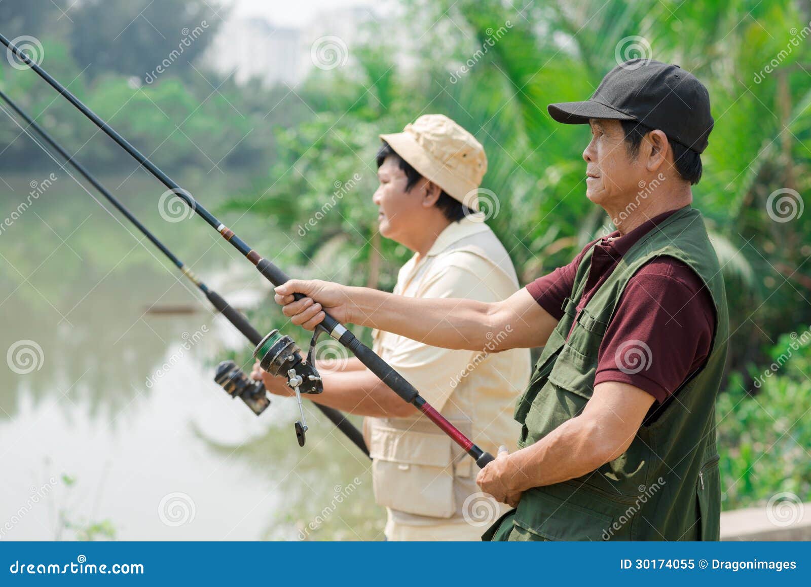 Catching the fish stock image. Image of equipment, environment - 30174055