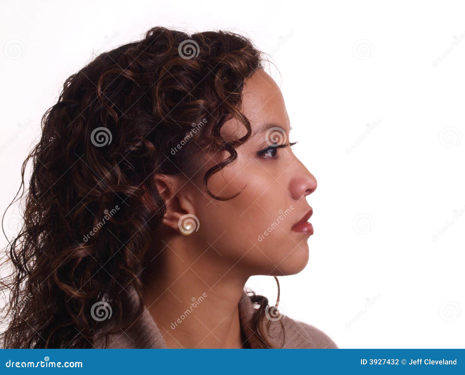 Profile Portrait of Young Hispanic Woman Stock Photo - Image of earring ... Profile Portrait of Young Hispanic Woman Stock Photo - Image of earring ...