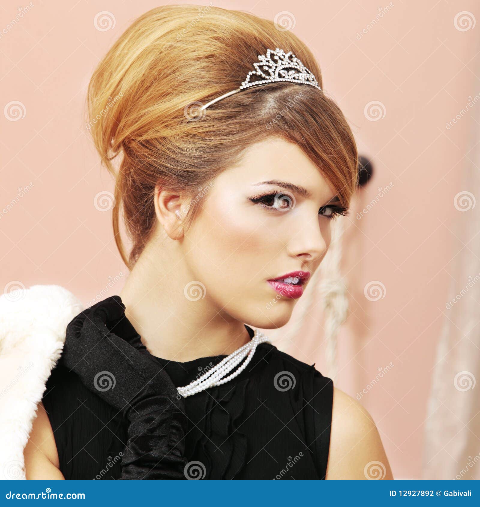 Profile of Prom Queen stock photo. Image of lady, face - 12927892