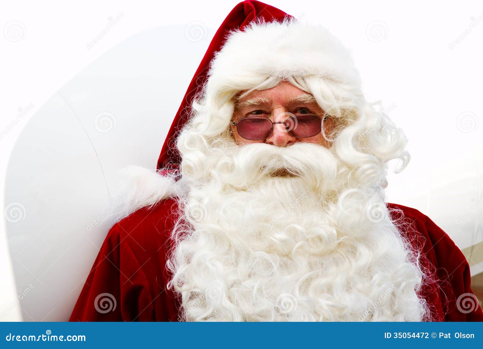 Profile of Santa Claus stock photo. Image of claus, concept - 35054472