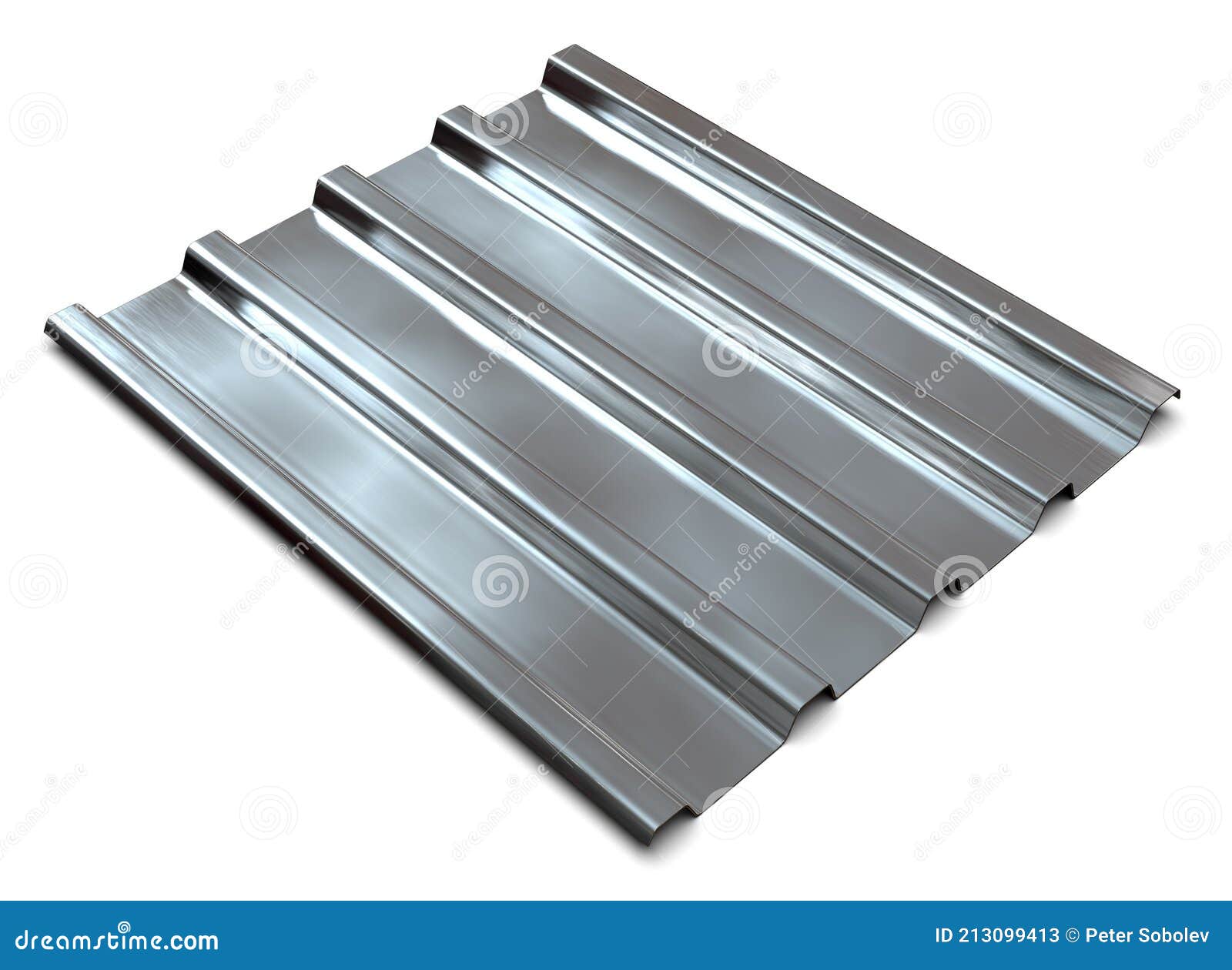 Profile sheet of metal stock image. Image of profiled - 213099413
