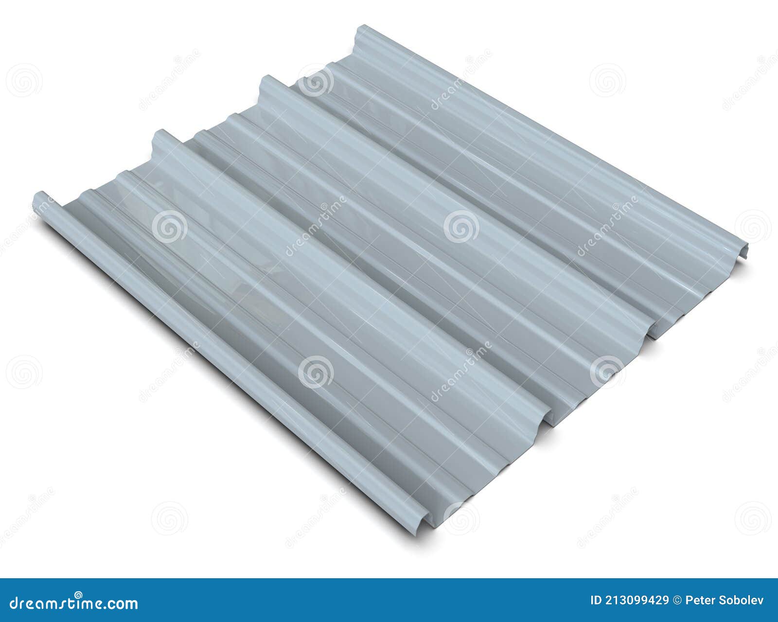 Profile sheet of plastic stock image. Image of roofing - 213099429