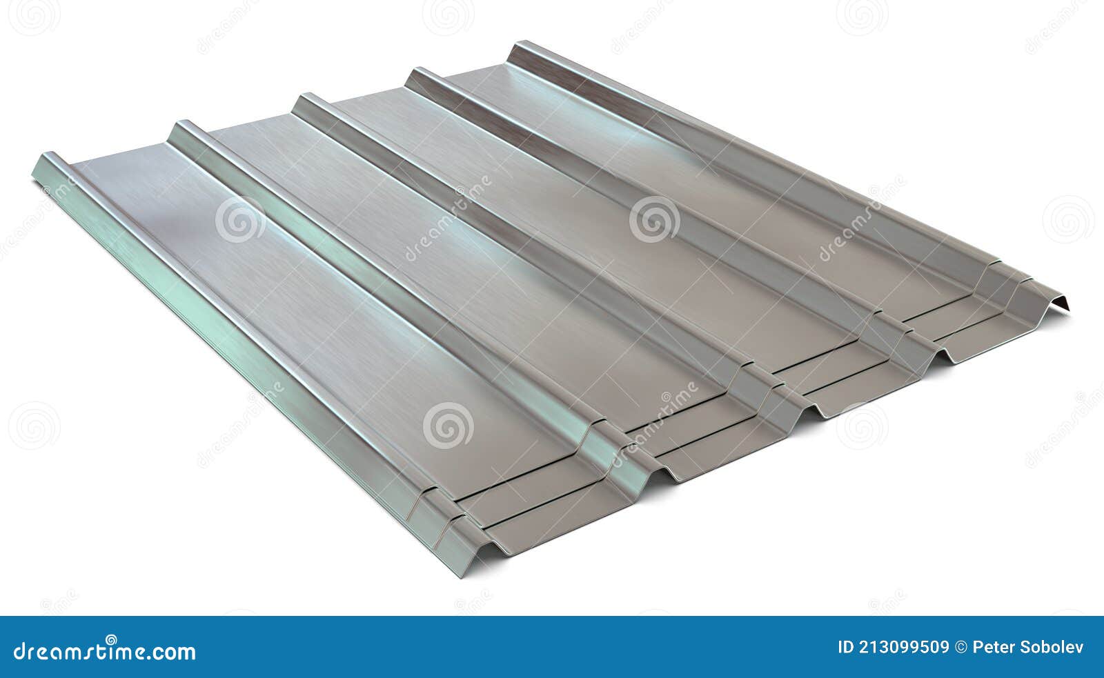 Profile sheets of metal stock image. Image of plate - 213099509