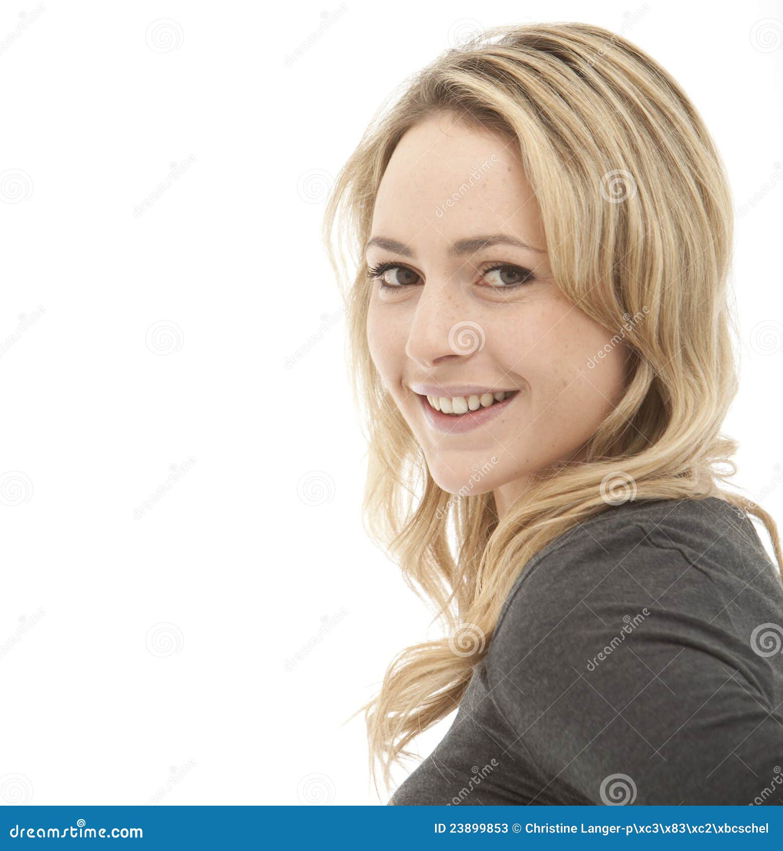345 Profile Shot Smiling Blonde Woman Stock Photos - Free & Royalty ...