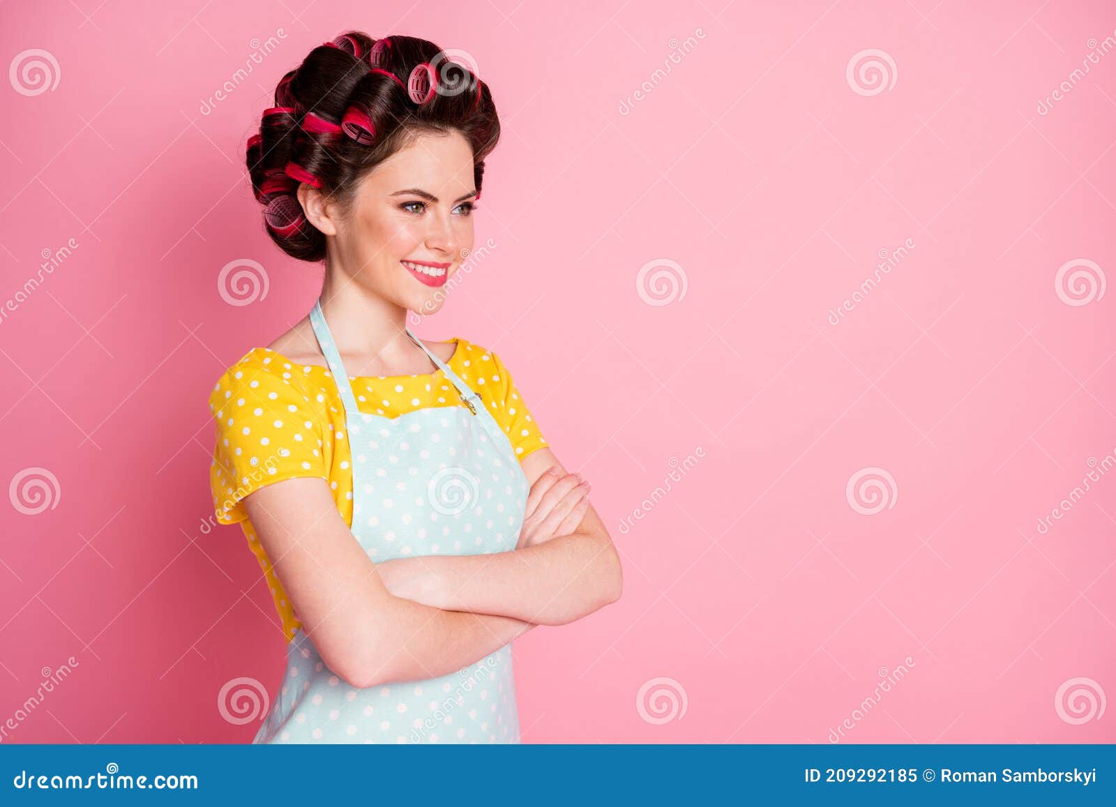 Profile Side View Portrait Of Her She Nice Lovely Glamorous Cheerful