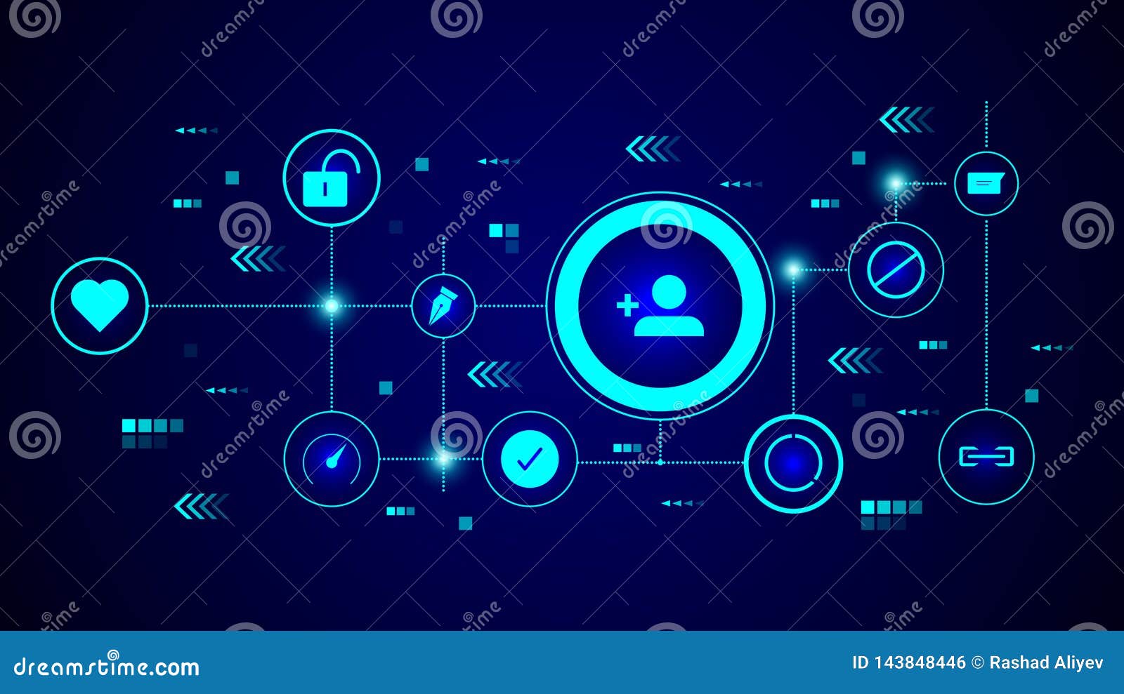 Profile. Simple Sign of Add Person Button Icon Stock Illustration ...