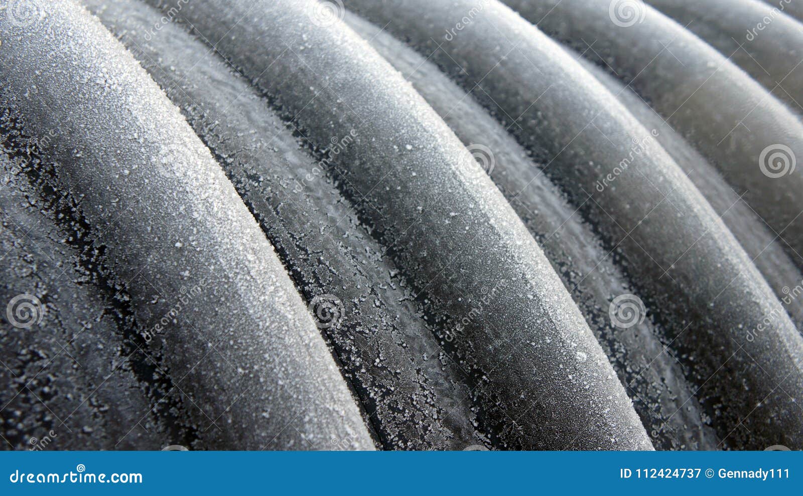 Profile of Spiral Polyethene Pipe with Steel Strip Reinforcement Stock ...