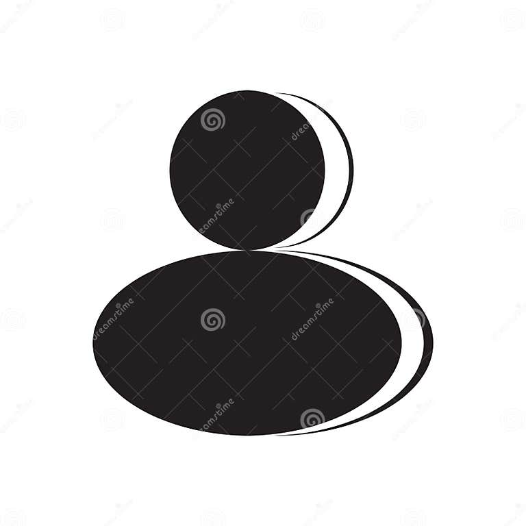 Profile Template Icon stock illustration. Illustration of headshot ...