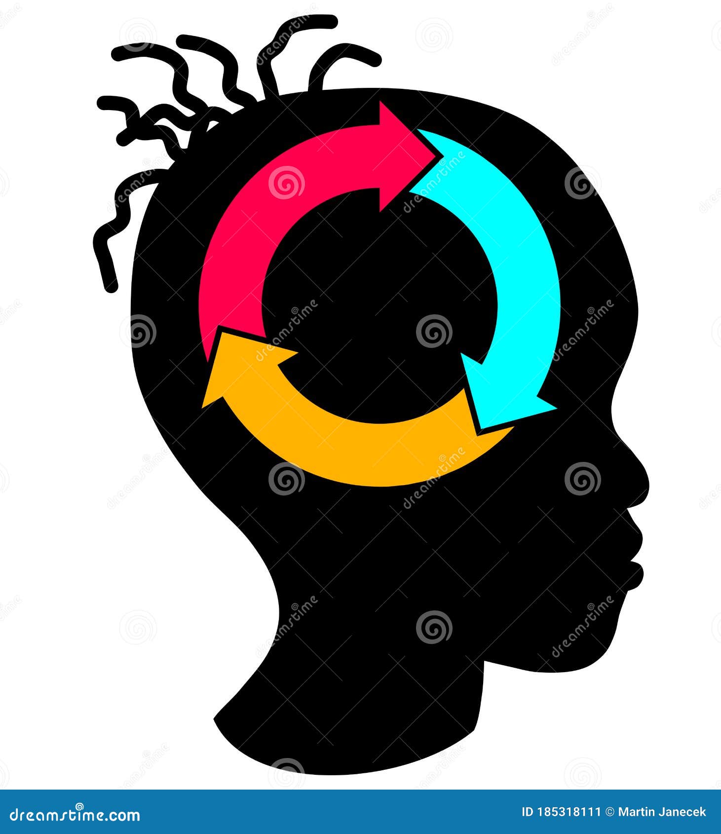 Profile Update Icon, Boy Silhouette Stock Vector - Illustration of ...