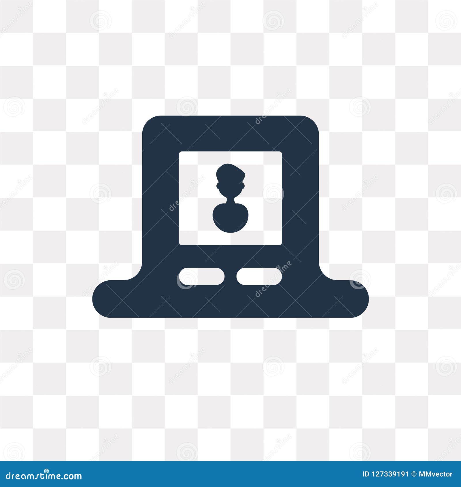 Profile Vector Icon Isolated on Transparent Background, Profile Stock ...