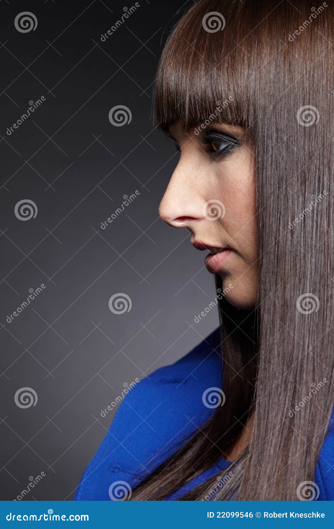 Profile view of woman stock photo. Image of eyes, beauty - 22099546